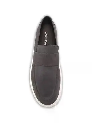 Calvin Klein Leather Loafers With Strap Detail