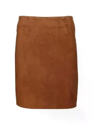 ROTATE BY BIRGER CHRISTENSEN Suede Mini Skirt