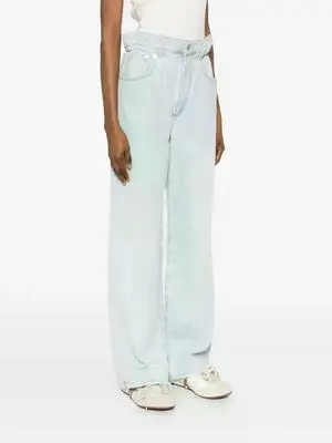 AGOLDE Raw-hem Wide-leg Jeans