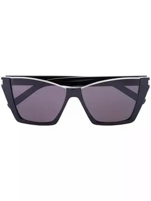 Saint Laurent Kate D-frame Sunglasses - Black
