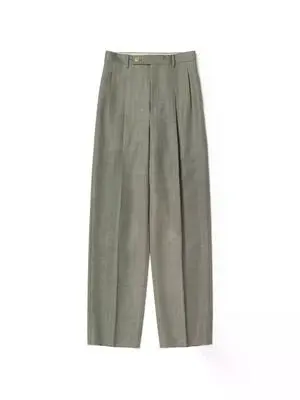 Auralee Wide-leg Pleated Trousers