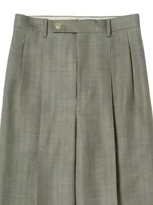 Auralee Wide-leg Pleated Trousers