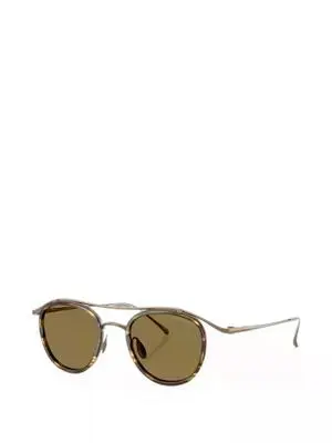 Giorgio Armani Round Frame Sunglasses