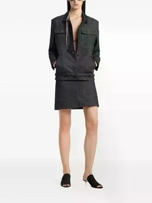 COURREGES Belted Denim Jacket