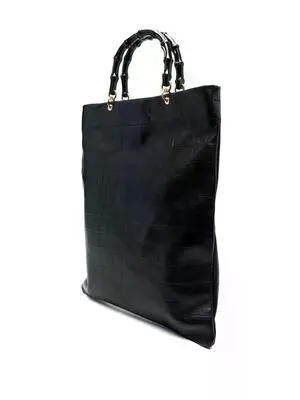JIL SANDER Embossed Leather Tote