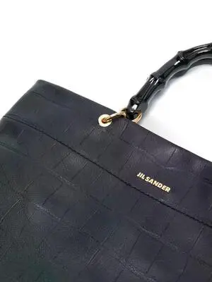 JIL SANDER Embossed Leather Tote