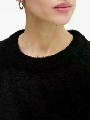 BENETTON Round Neck Three-quarter Sleeve Sweater