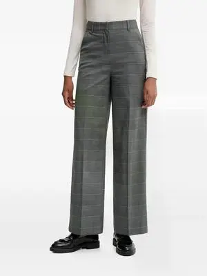 BENETTON Patterned Wide Leg Trousers
