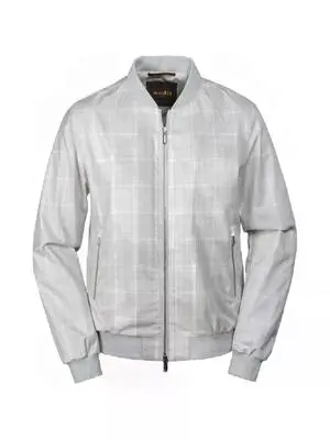 MOORER Zip-fastening Bomber Jacket - Grey