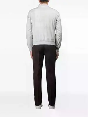 MOORER Zip-fastening Bomber Jacket - Grey
