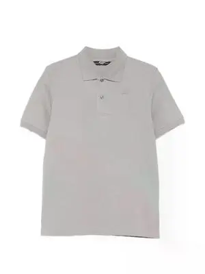 K-WAY Amedee Logo Piqué Polo Shirt - Grey