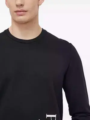 Polo Ralph Lauren Long Sleeve Crewneck Logo Detail Top