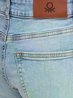 BENETTON Logo Patch Denim Jeans
