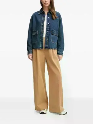 BENETTON Wide-leg Pleated Trousers