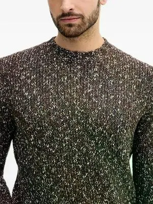 BENETTON Speckled Crew-neck Sweater