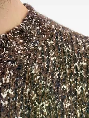 BENETTON Speckled Crew-neck Sweater