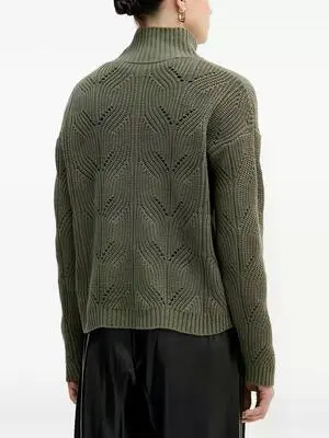 BENETTON Openwork High-neck Sweater