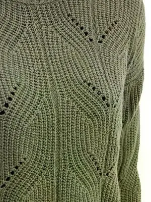 BENETTON Openwork High-neck Sweater