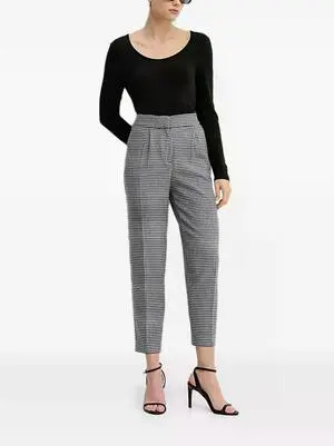 BENETTON Houndstooth Pleated Trousers