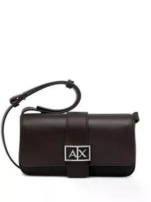 Armani Exchange Logo Appliqué Crossbody Bag