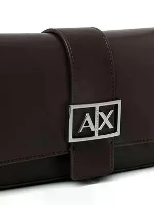 Armani Exchange Logo Appliqué Crossbody Bag