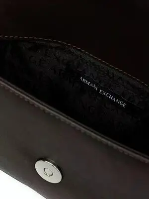 Armani Exchange Logo Appliqué Crossbody Bag