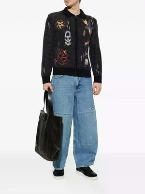 ALLSAINTS Panelled Barrel Wide-leg Jeans