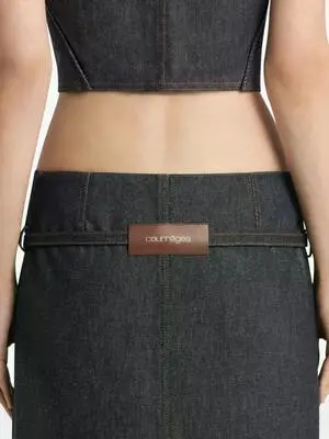 COURREGES Mini Skirt With Pockets