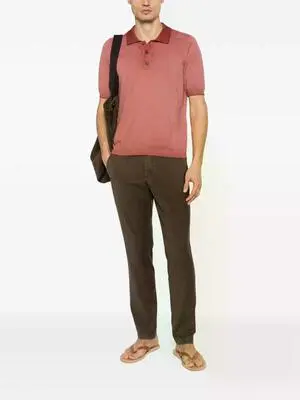 AROVESCIO Buttoned Polo Shirt - Red