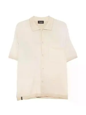 AROVESCIO Pocket Short-sleeve Shirt - Neutrals