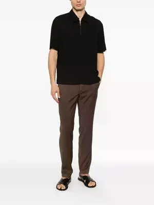 AROVESCIO Zip Short-sleeve Polo