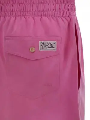 Polo Ralph Lauren Traveler Classic Pocket-patch Trunks - Pink
