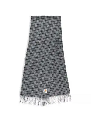 Carhartt Work In Progress Checked Fringed Scarf