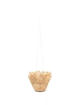 Ruslan Baginskiy Tie-detailed Bucket Bag - Neutrals