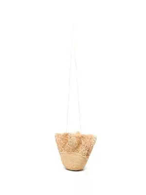 Ruslan Baginskiy Tie-detailed Bucket Bag - Neutrals