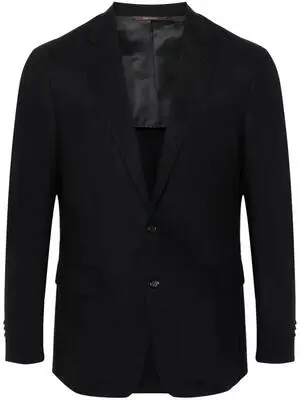 Canali Single-breasted Blazer - Blue