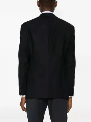 Canali Single-breasted Blazer - Blue