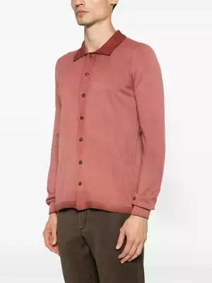 AROVESCIO Buttoned Long-sleeve Shirt - Red