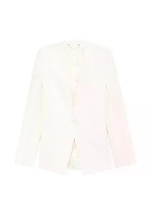 TOTEME Collarless Blazer - Neutrals