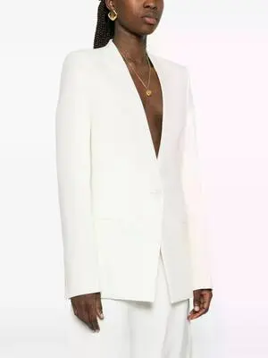 TOTEME Collarless Blazer - Neutrals