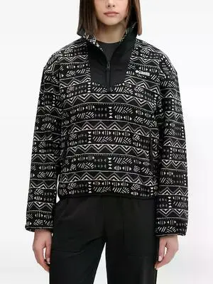 Columbia Patterned Zip-up Top