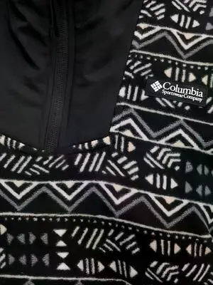 Columbia Patterned Zip-up Top