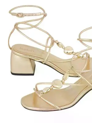 Ba&sh Caya Beaded Strappy Sandals