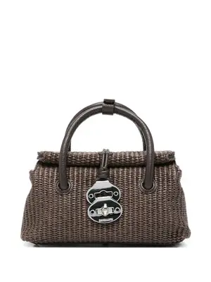 ZANELLATO Dotta Vimini Baby Handbag - Brown