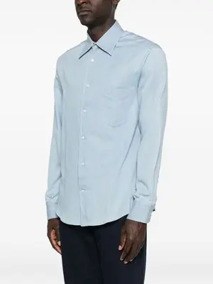 Brunello Cucinelli Cotton Shirt - Sky Blue