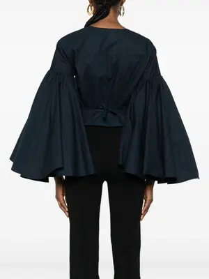 Jacquemus Le Cache Coeur Paysan Top - Blue