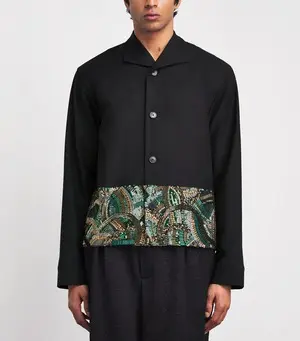 Dries Van Noten Cotton-wool Sequin Jacket