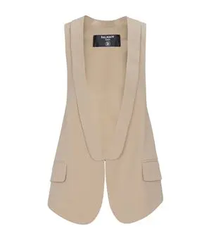 Beige Vests - Women