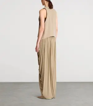 Balmain Linen-cotton Oversized Waistcoat - Beige