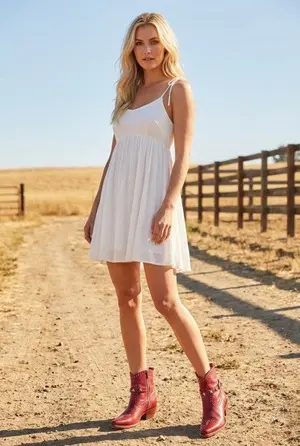 MALIBU BEACH Premium Western Leather Boots